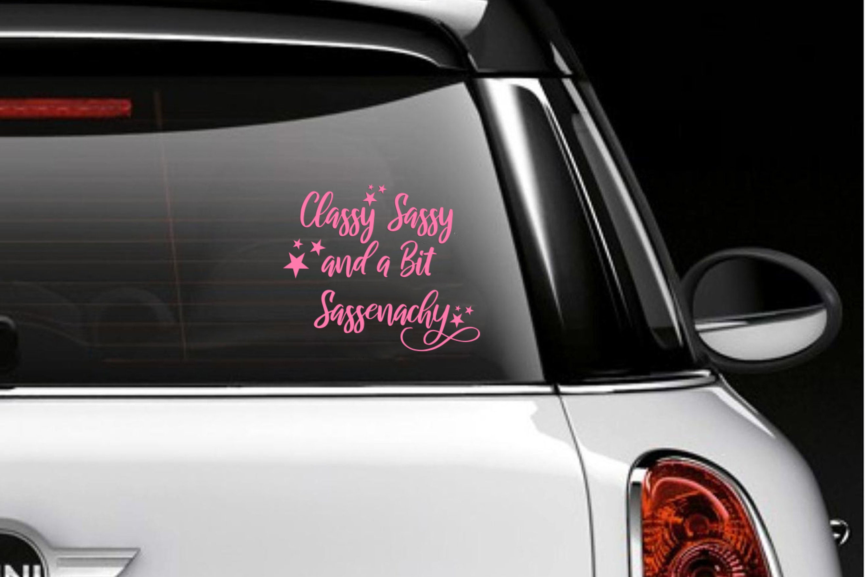 Window Car Decal Classy Sassy and a Bit Sassenachy | Etsy