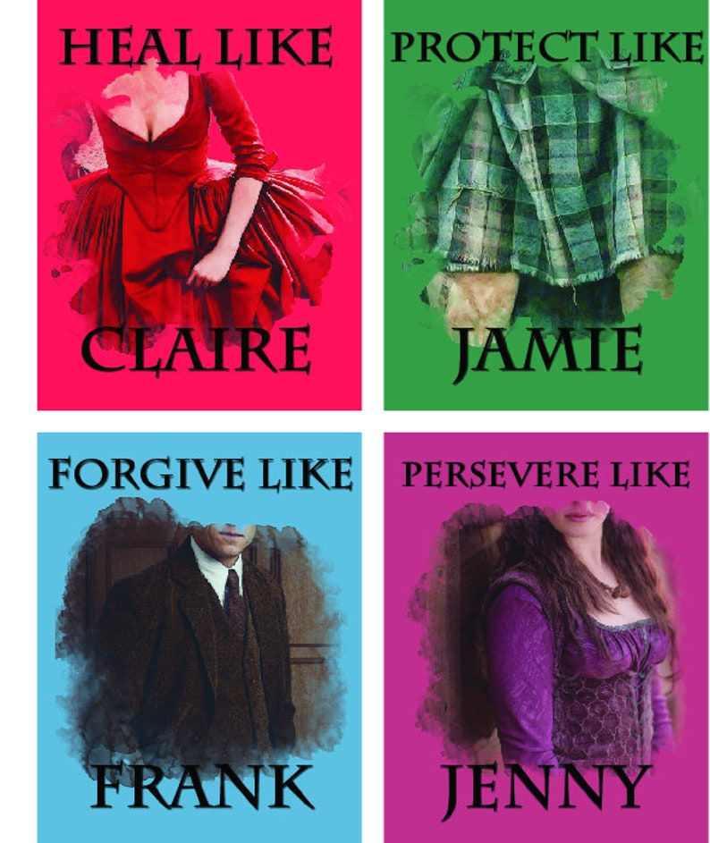 Outlander wine Labels set Outlander Funny wine labels | Etsy