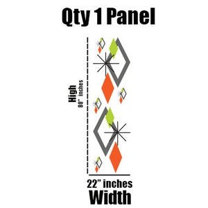 Mid Century Modern Diamonds Wall Decal - Stylish Geometric Design for ...