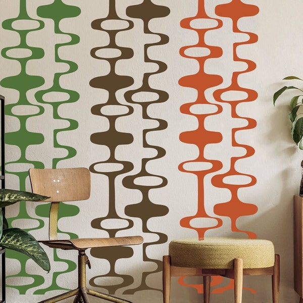Retro Wall Decal - Etsy