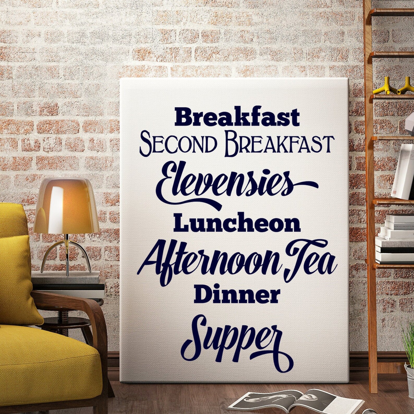 Breakfast Second Breakfast Elevenses Luncheon Afternoon Tea - Etsy