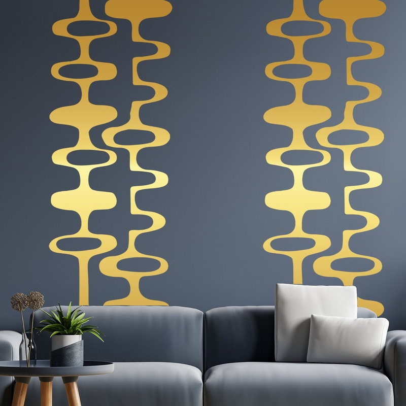 Gold Wall Decals - Etsy