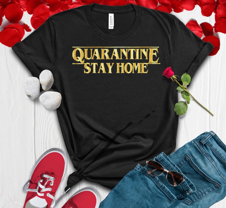 Quarantine Stay Home T-shirt: Social Distancing Expert Tee - Etsy
