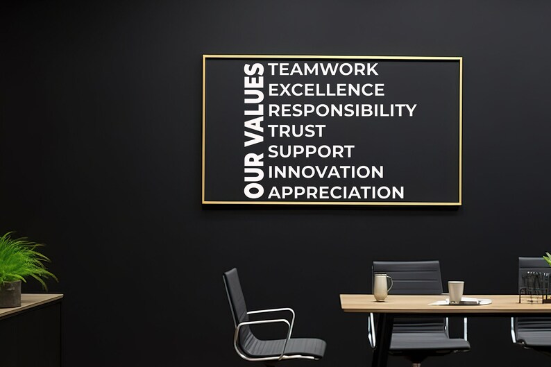 Inspirational Typography Office Wall Decal | Motivational Work Success ...