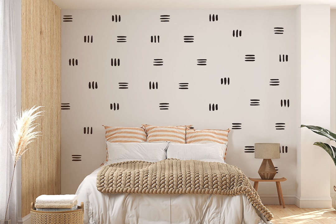 Line Wall Decals | Modern Stickers for Boho Nursery Decor ...