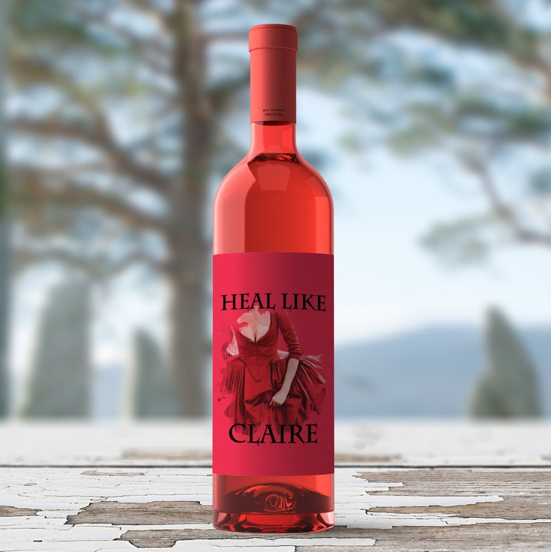 Outlander wine Labels set Outlander Funny wine labels | Etsy