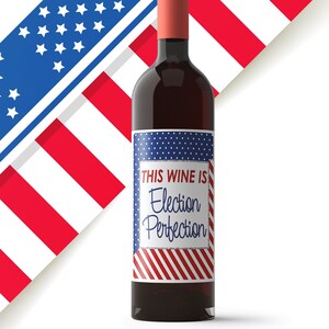 Election Party Wine Labels Wine Labels for Election - Etsy