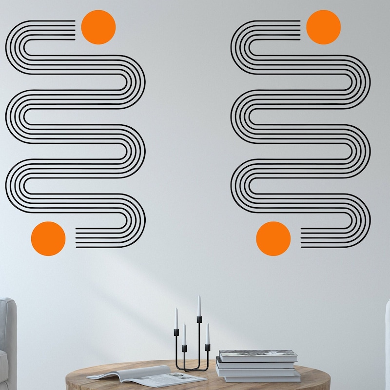 Mid Century Decals - Etsy