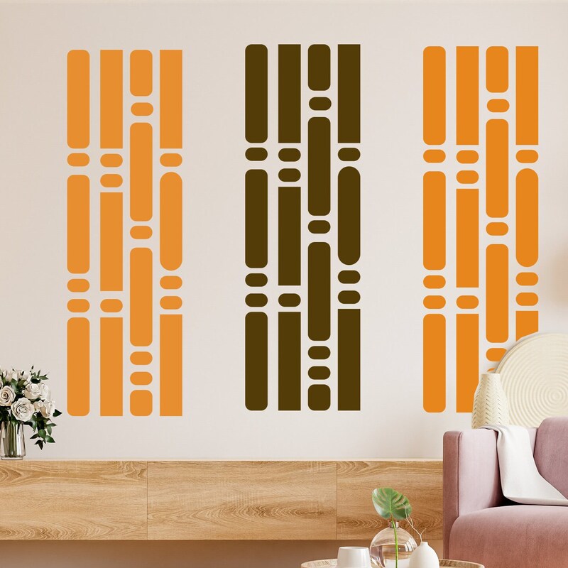 Abstract Wall Decal - Etsy