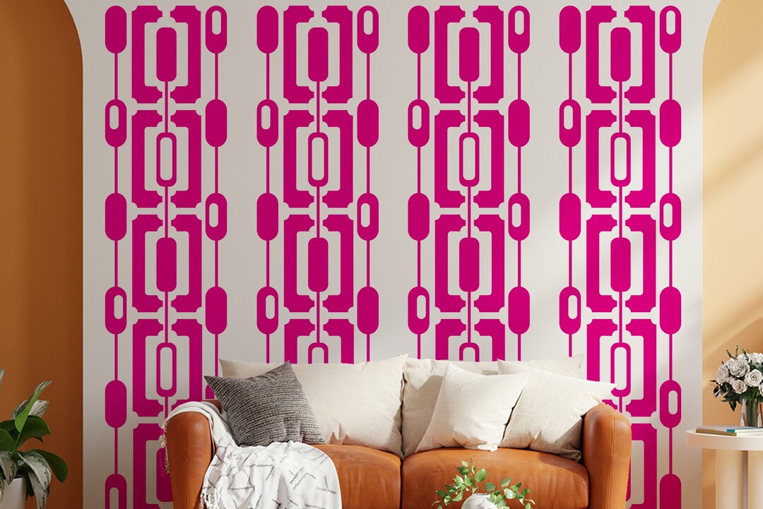 Mid-century Geometric Squares, Retro 60s 70s Geometric Modern, Mid ...