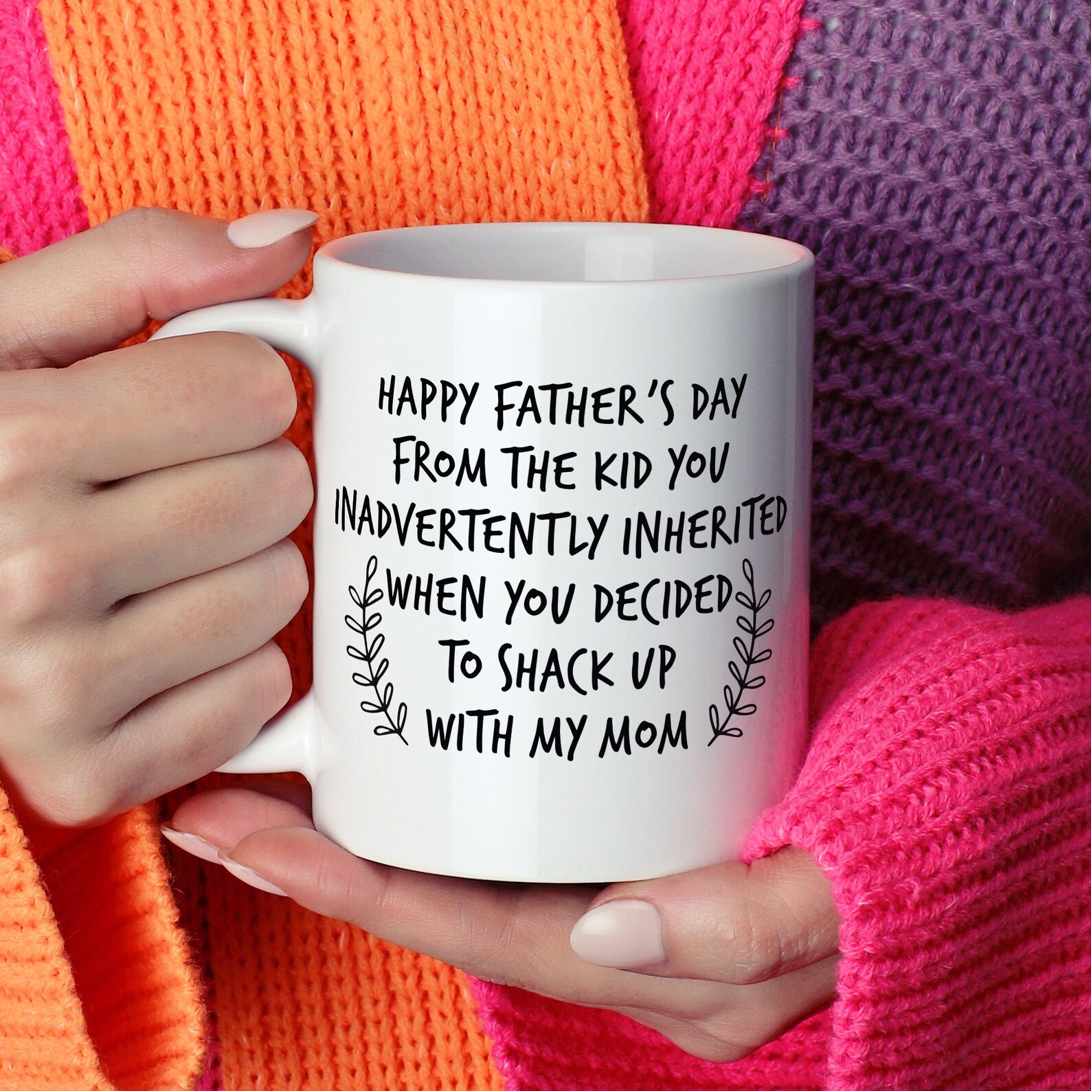 Funny Step Dad Fathers Day Mug Dear Dad Father's Day | Etsy
