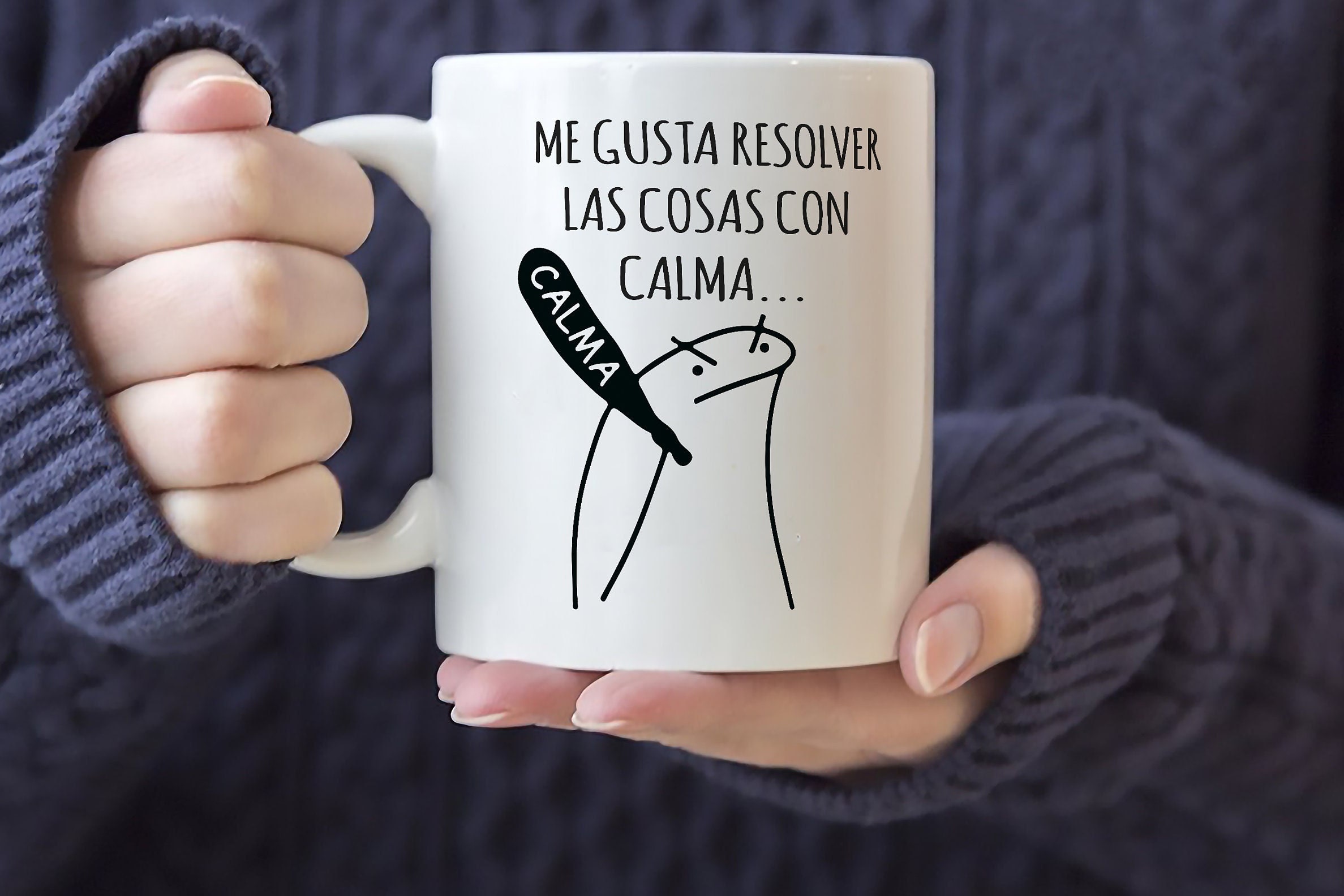 Me Gusta Resolver Las Cosas Con Calma Funny Mug Coffee Mug - Etsy Me Gusta Resolver Las Cosas Con Calma Funny Mug Coffee Mug - Etsy