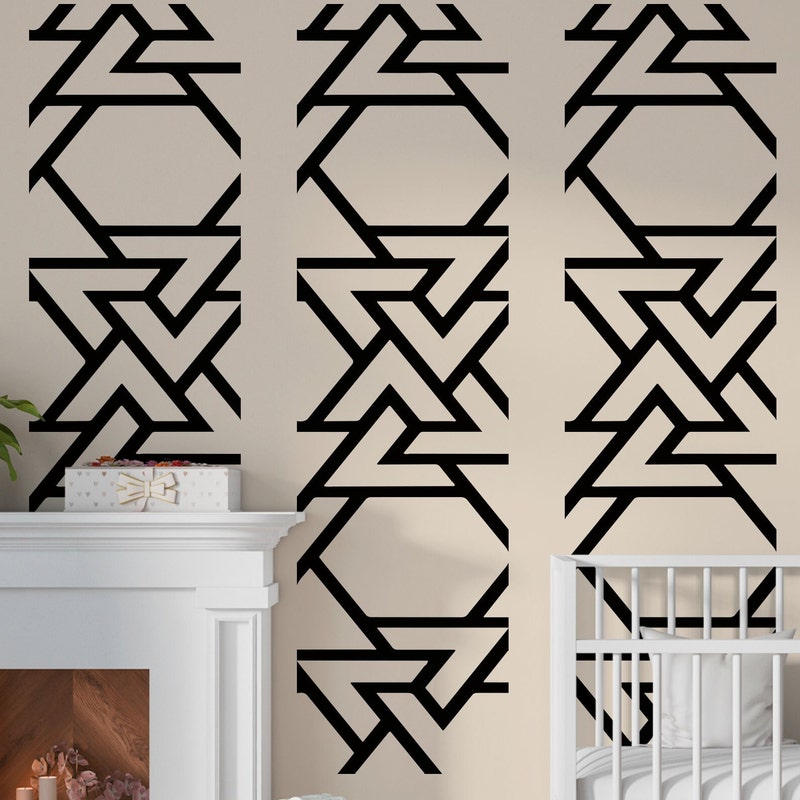 Triangle Wall Decal - Etsy