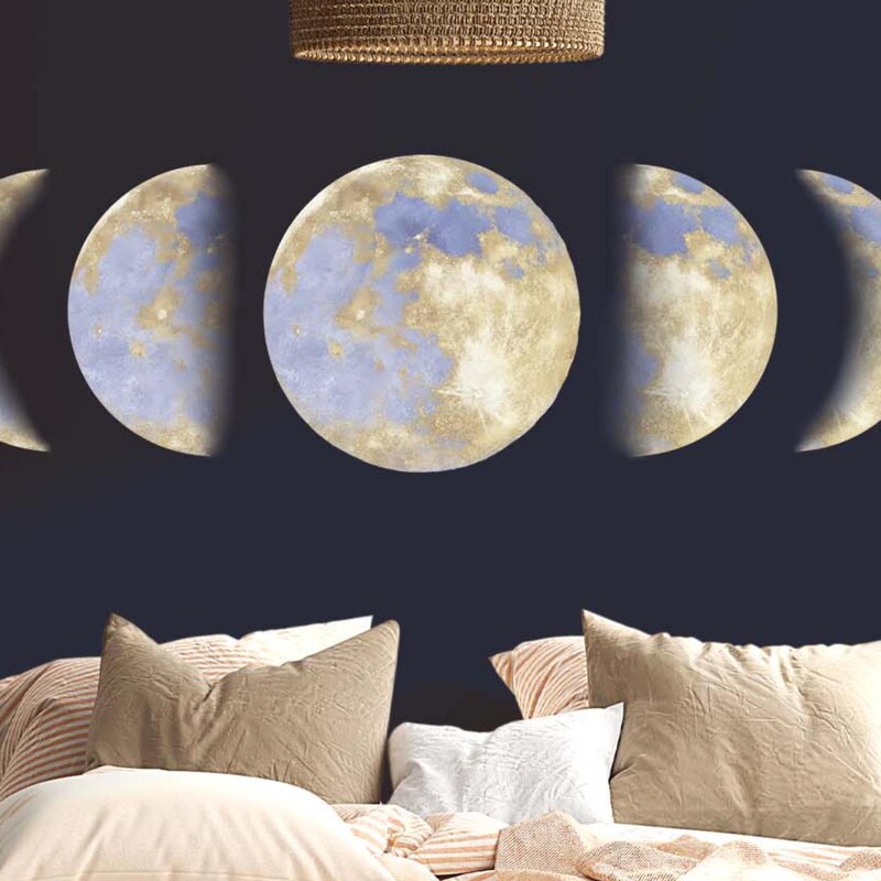 Moon Wall Decal - Etsy