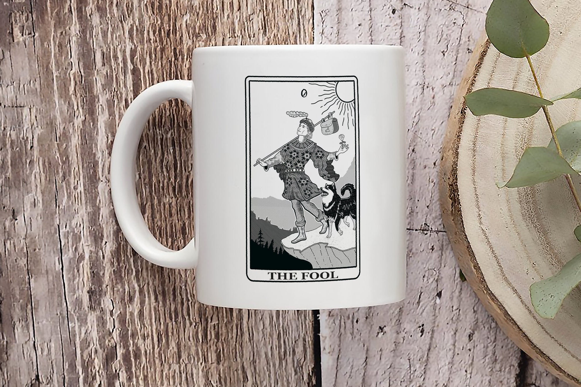 The Fool Tarot Card Coffee Mug Tarot the Fool Funny Mug - Etsy