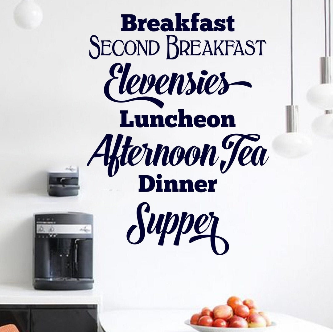 Breakfast Second Breakfast Elevenses Luncheon Afternoon Tea Dinner ...