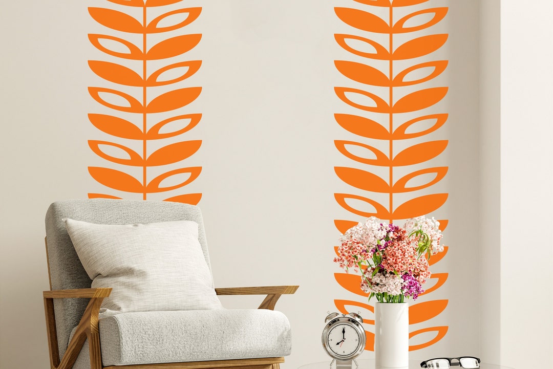 Retro Mid Century Geometric Scandinavian Seamless Pattern, Retro 70s ...