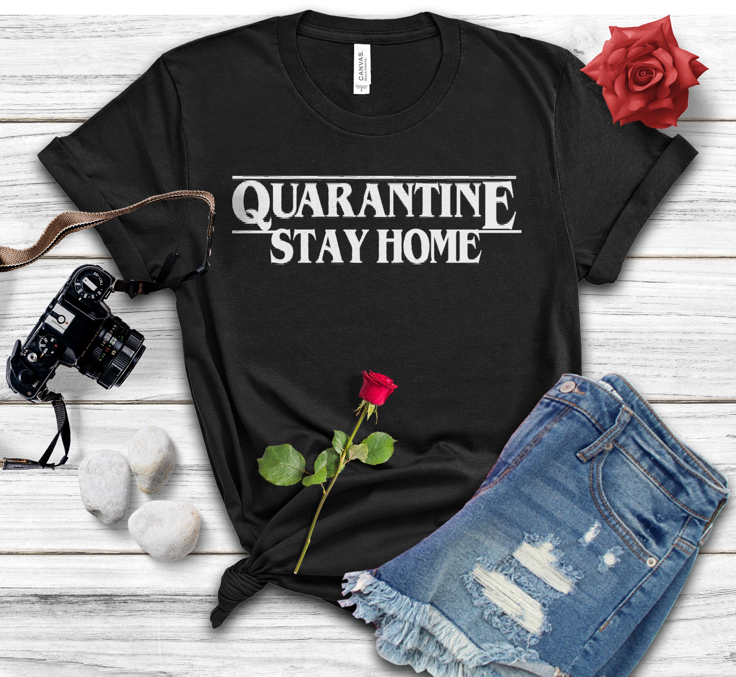 Quarantine Stay Home T-shirt: Social Distancing Expert Tee - Etsy