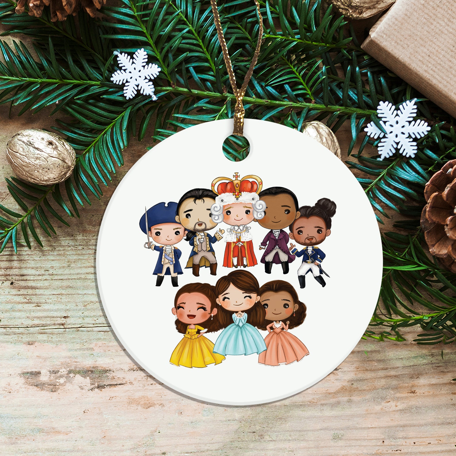 Merry Christmas Alexander Hamilton Ornament Hamilton | Etsy