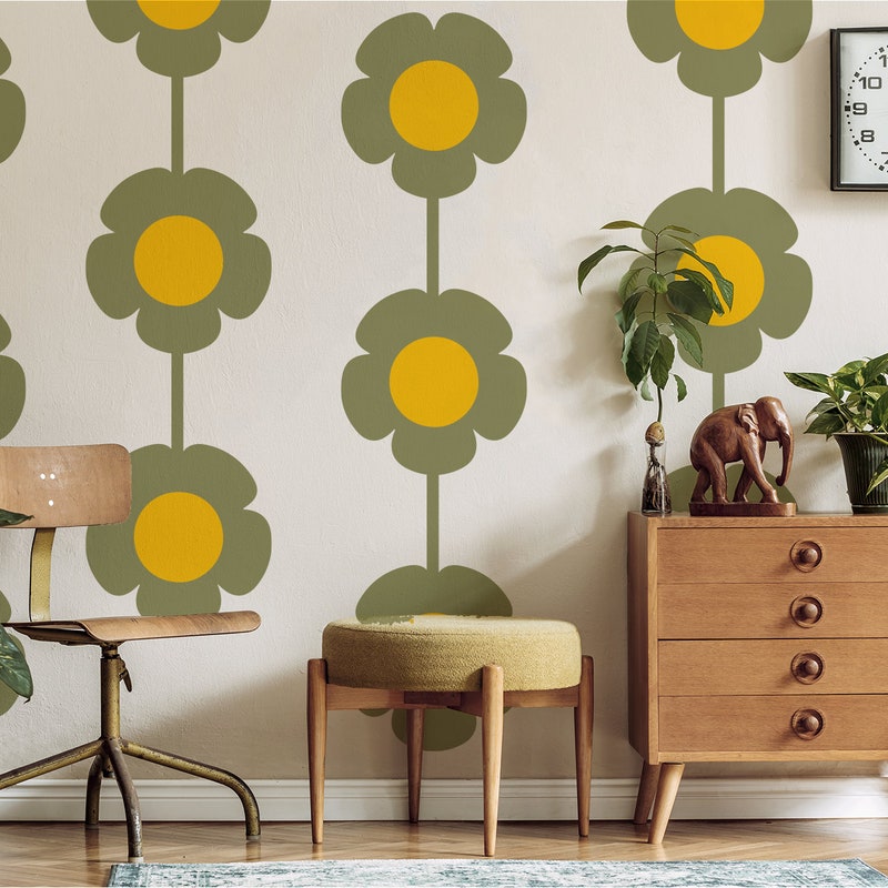 1960s Flower Decals - Etsy