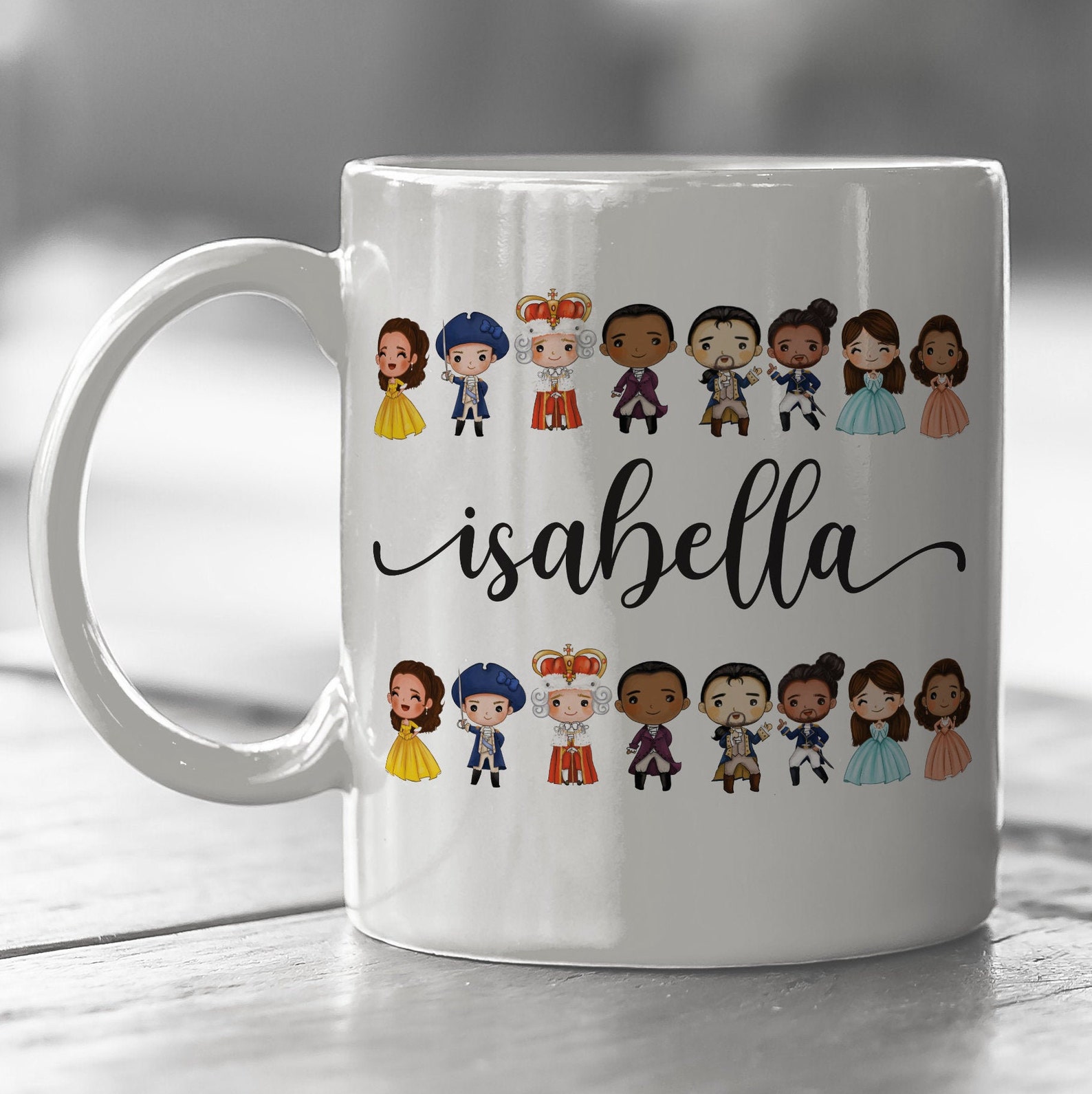 Custom Name Hamilton Mug - Etsy