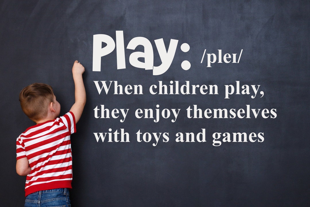 Custom Play Wall Decal - Personalized Dictionary Definition for Child's ...