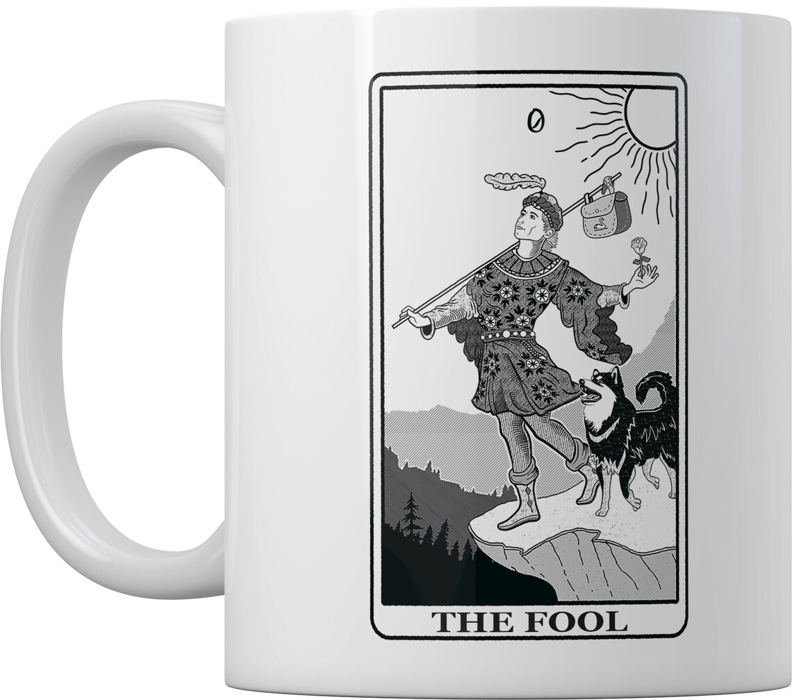 The Fool Tarot Card Coffee Mug Tarot the Fool Funny Mug - Etsy