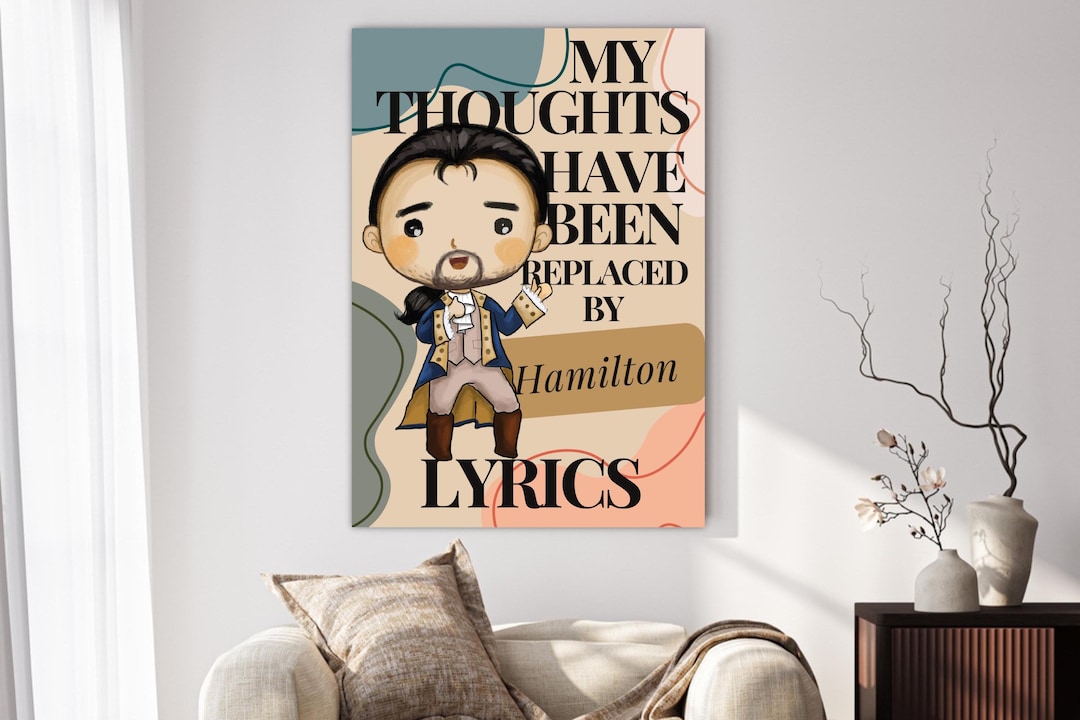 Hamilton Wall Decals | Wall Adhesive Decor | Dorm Room Prints | Bedroom ...