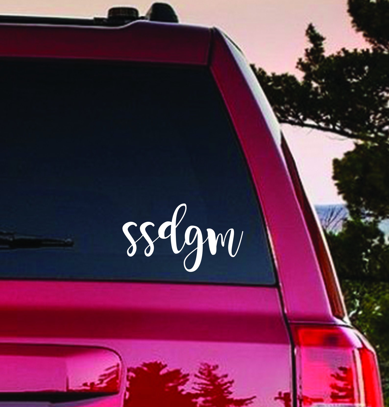 SSDGM SSDGM Decal My Favorite Murder Sticker Viny Car | Etsy