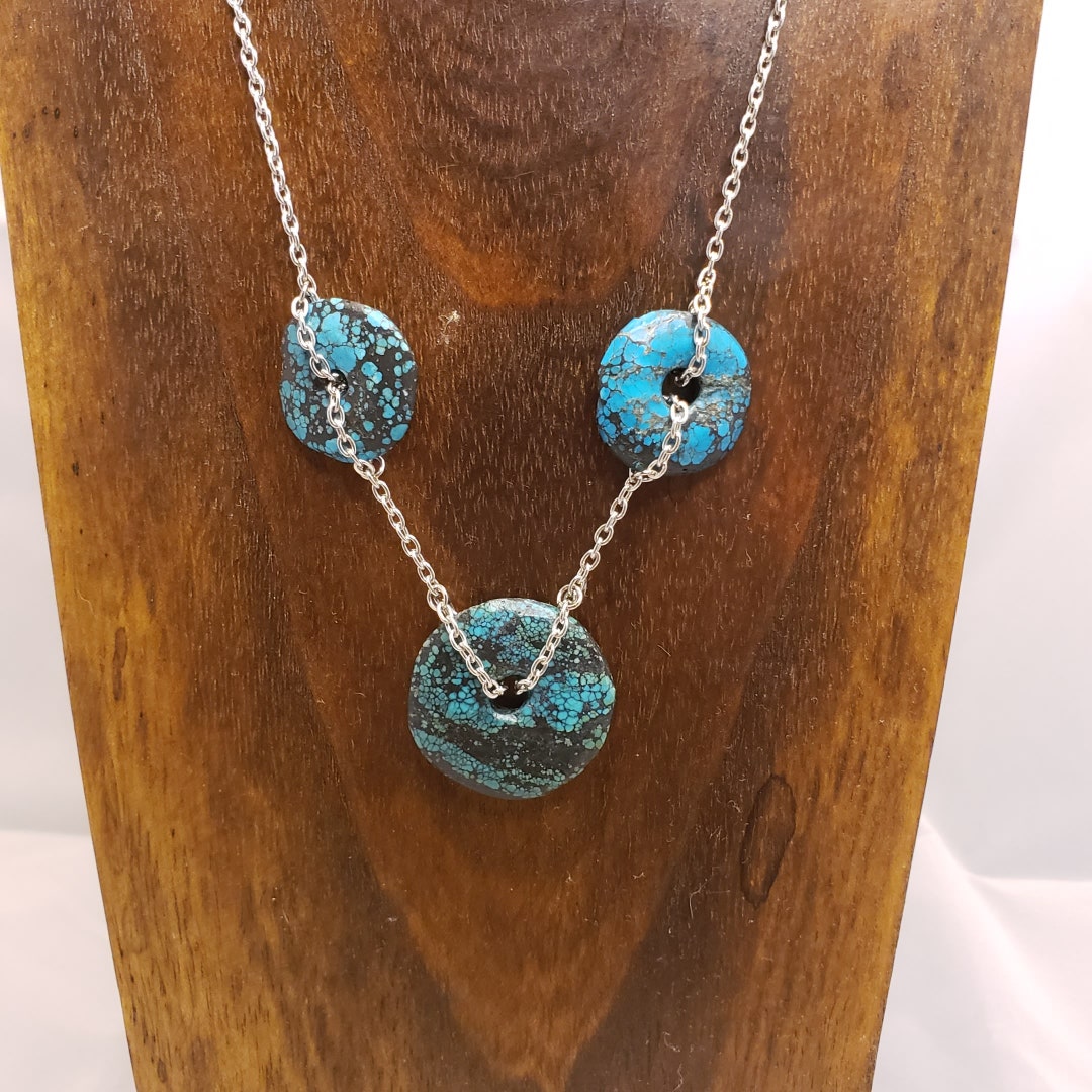 Turquoise Donuts - Etsy