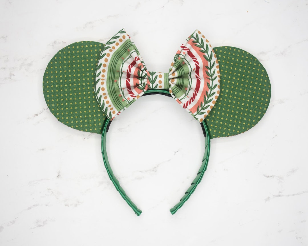 O Tannenbaum | Handmade Mouse Ears Headband | Very Merry Christmas - Etsy