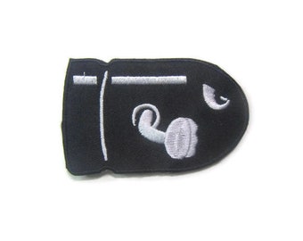 Bullet Bill Patch | Etsy