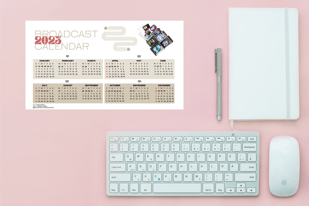 2023 Broadcast Calendar for Adverting Professionals and Media Planners ...