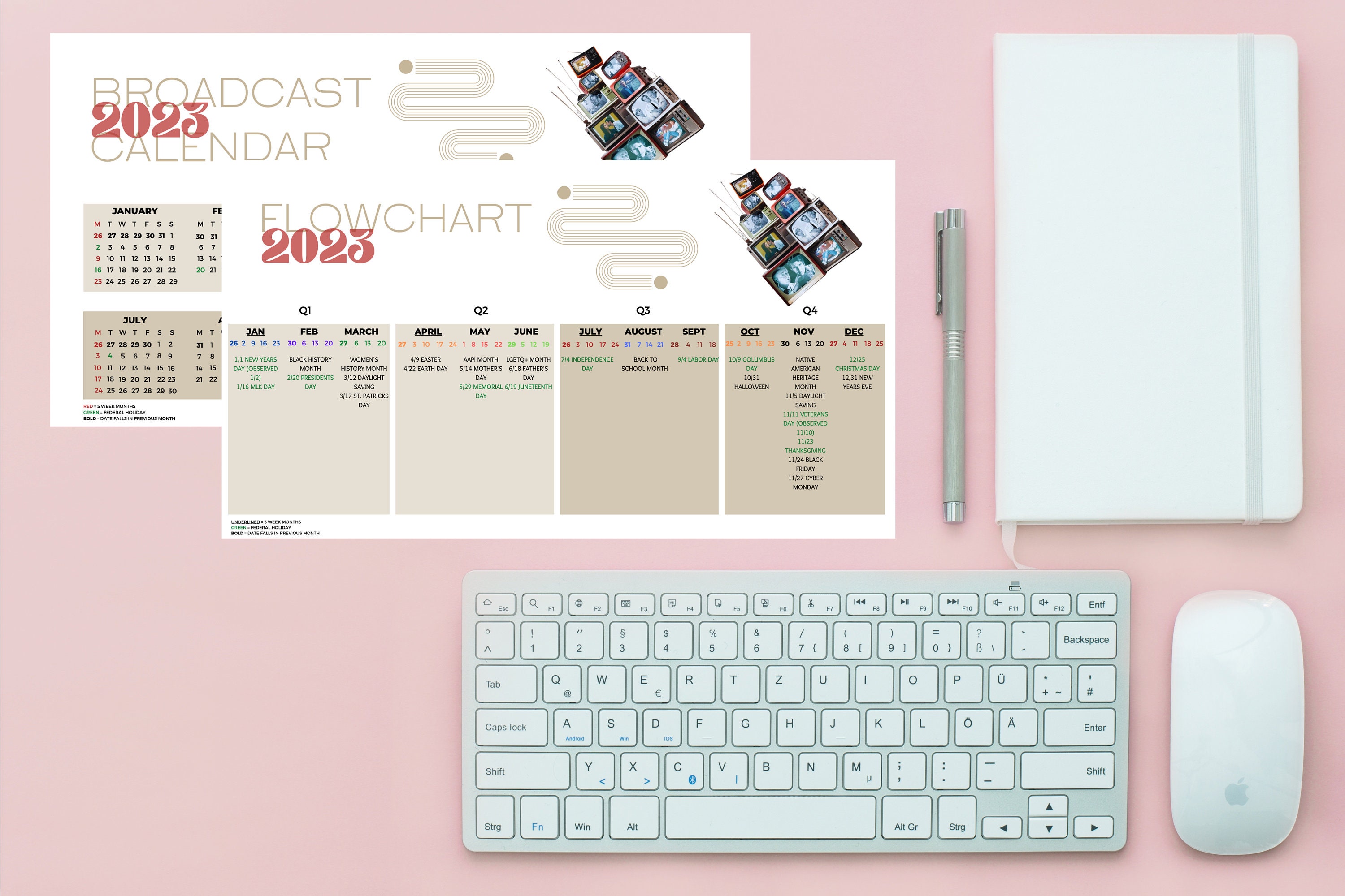 2023 Broadcast Calendar and Flowchart for Advertisers and Media ...