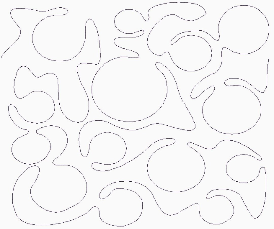 Bubble Meander Pantograph – Modern Bubble Quilting – Digital E2E ...