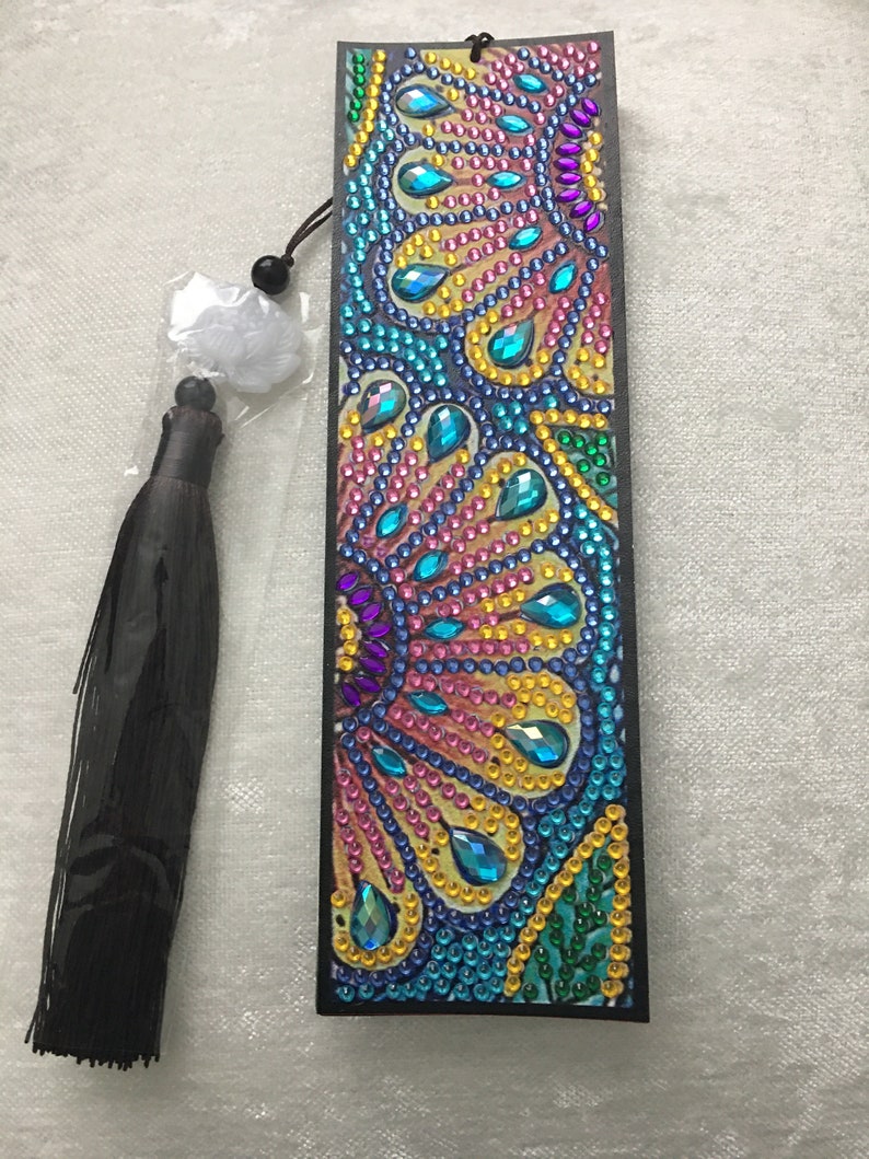 Diamond Art Bookmark - Etsy