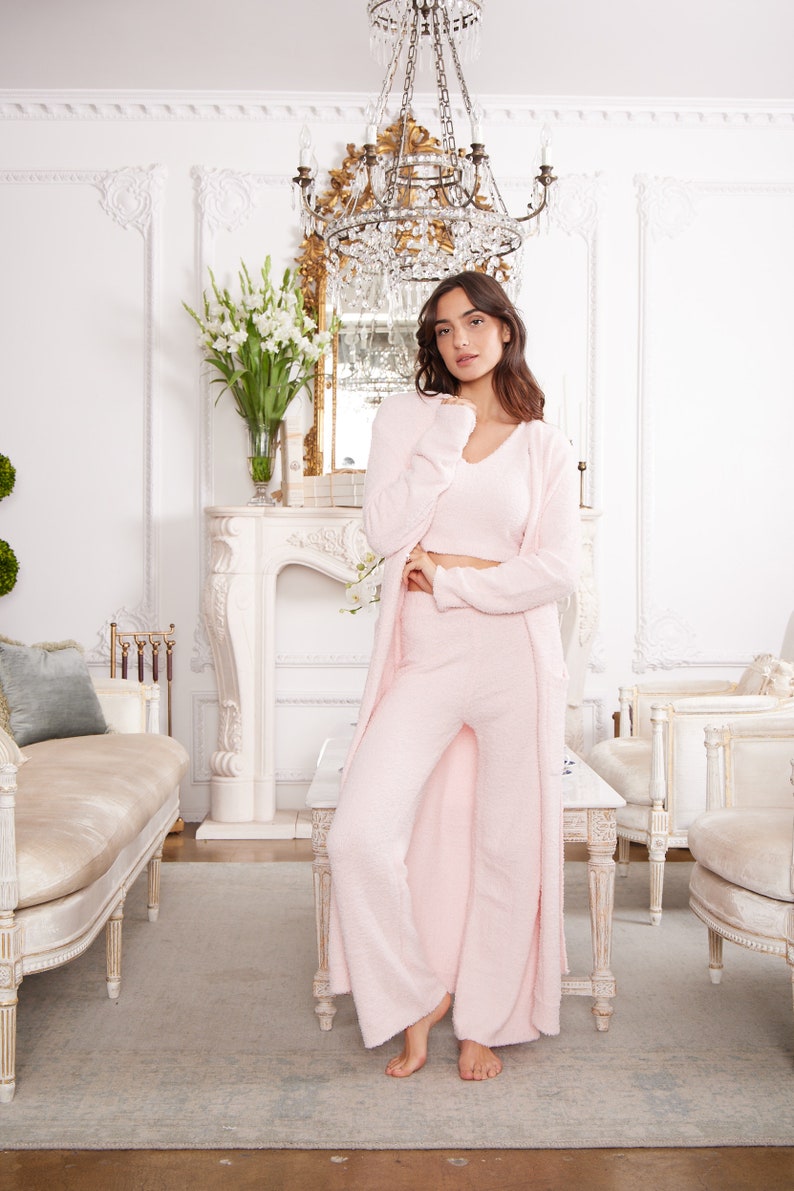 MATCHING Cardigan // Fuzzy Robe // Cozy Lounge Robe // Cute Loungewear ...