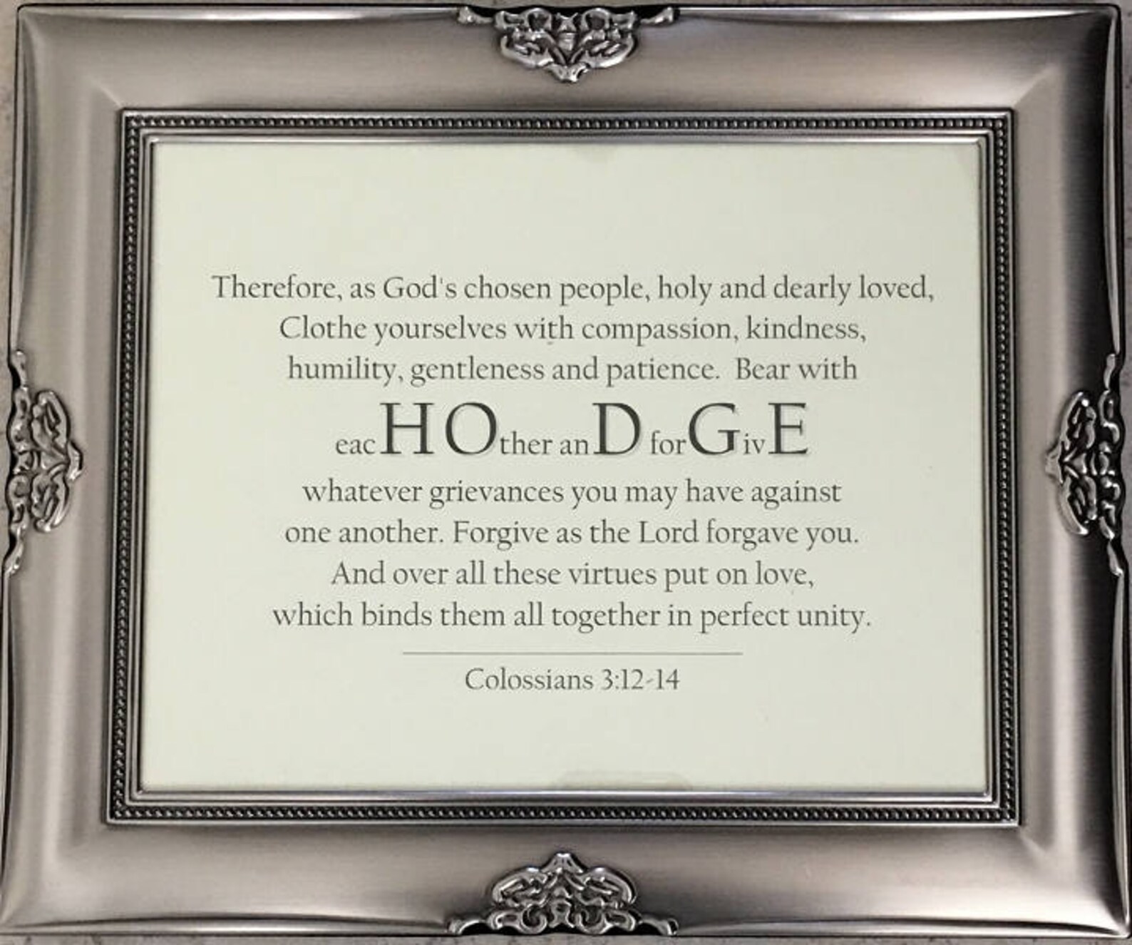 Personalized Scripture Verses Family Name Weddings | Etsy