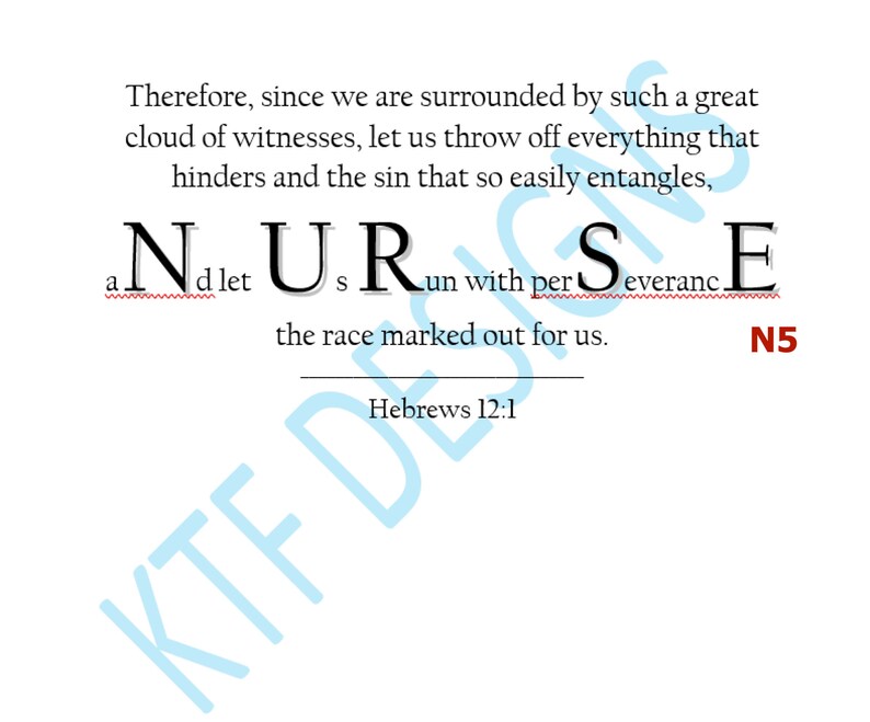 NURSE - Personalized Scripture Verses - Signs, Unique Gift, Frame ...