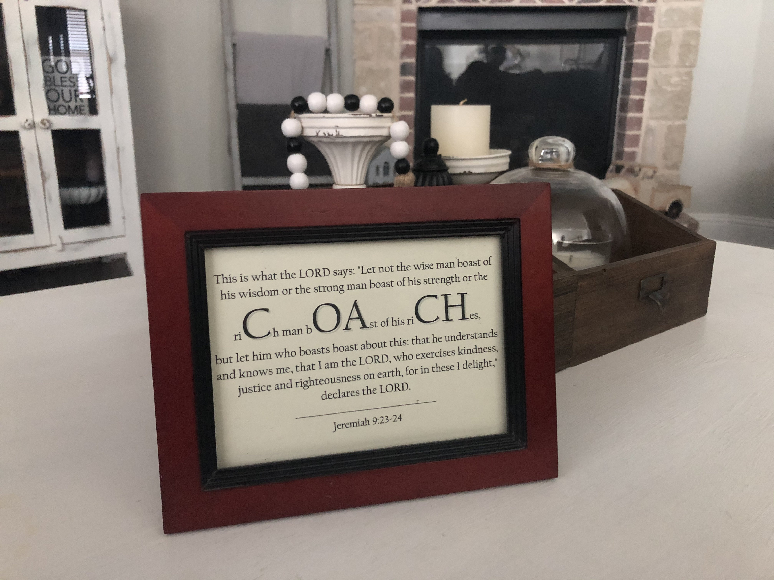 COACH Personalized Scripture Verses Signs Unique Gift | Etsy