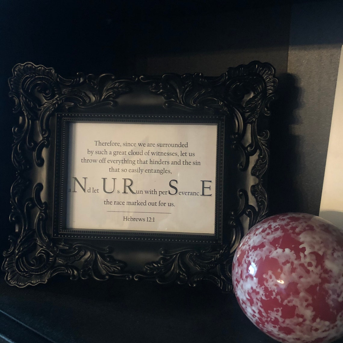 NURSE - Personalized Scripture Verses - Signs, Unique Gift, Frame ...