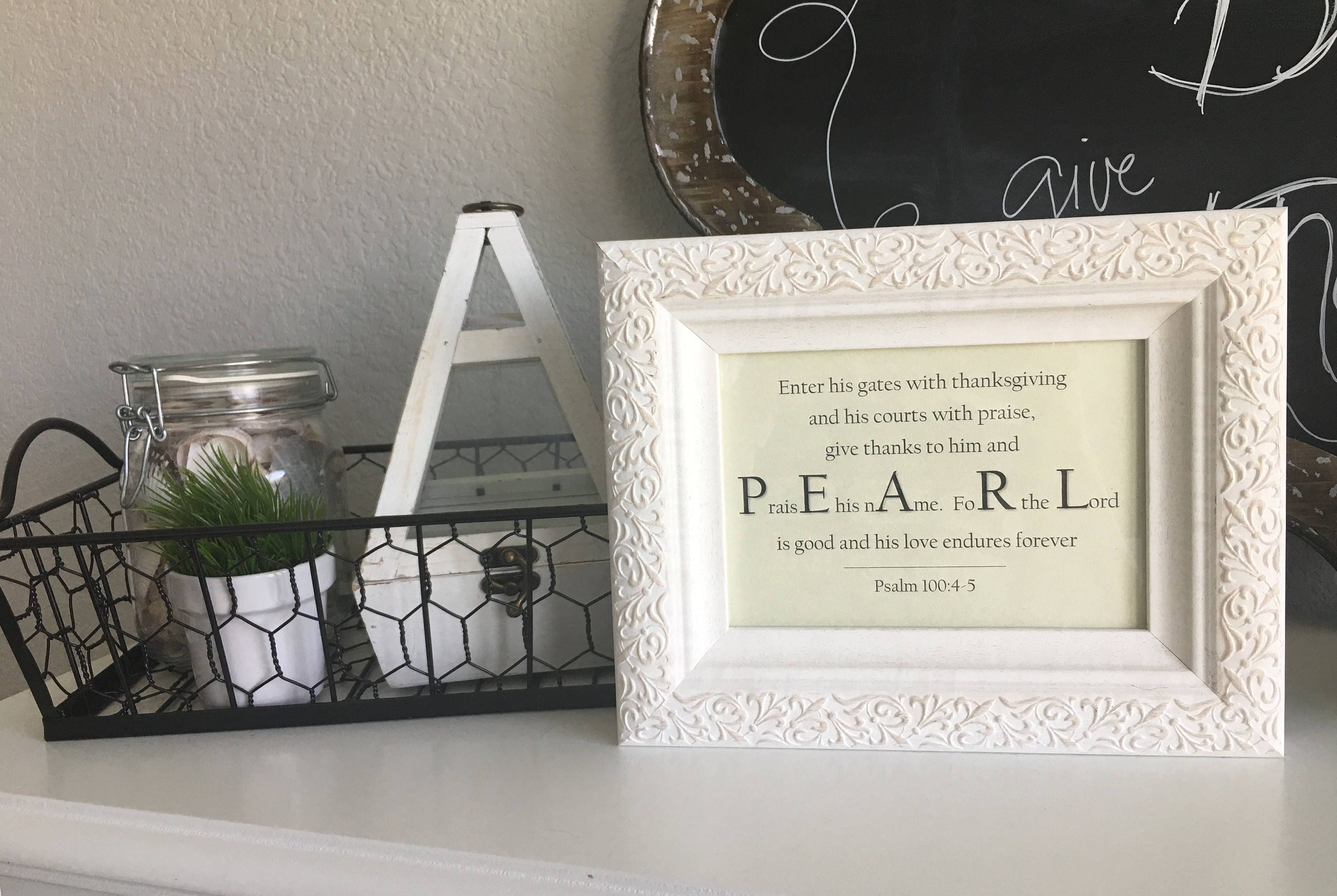 Personalized Scripture Verses - Signs, Unique Gift, Frame Insert ...