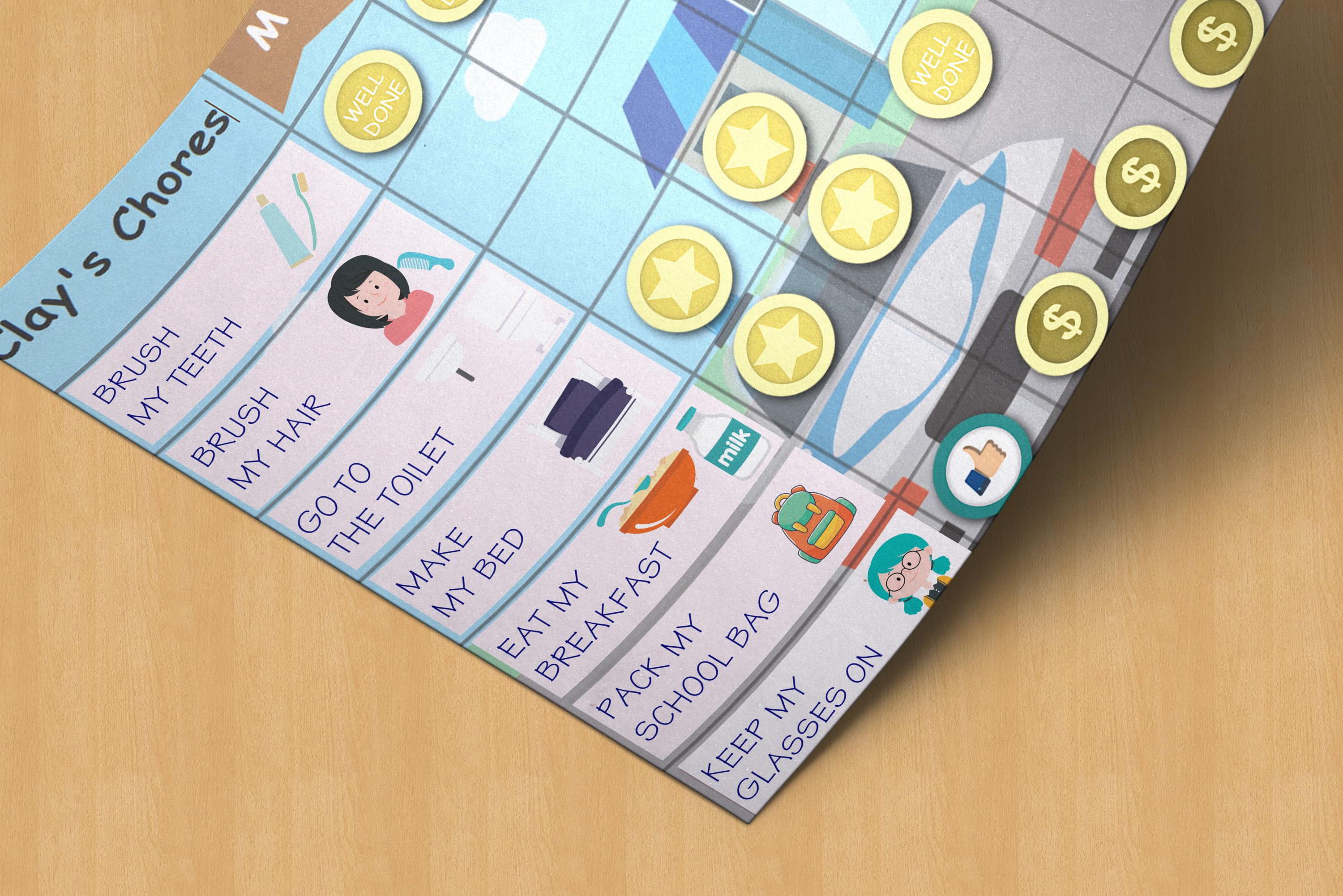 Kids to Do Chart Kids to Do List Chore Chart for Kids Kids - Etsy