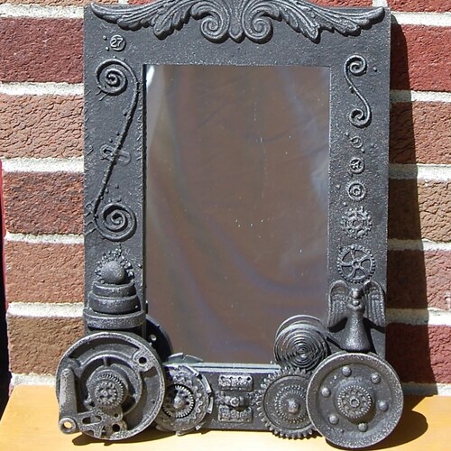 Victorian Steampunk Compass Compact Mirror Vintage Antique - Etsy