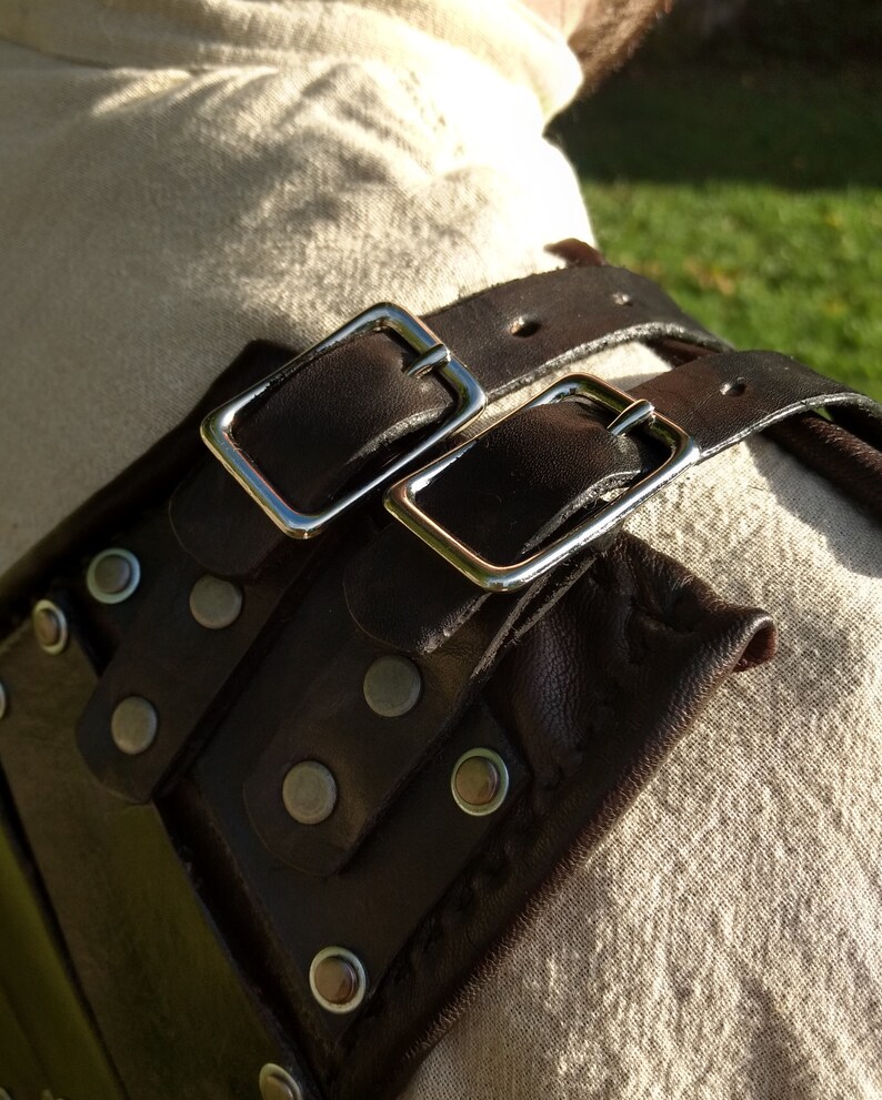 Leather Brigandine Armor Larp/cosplay - Etsy