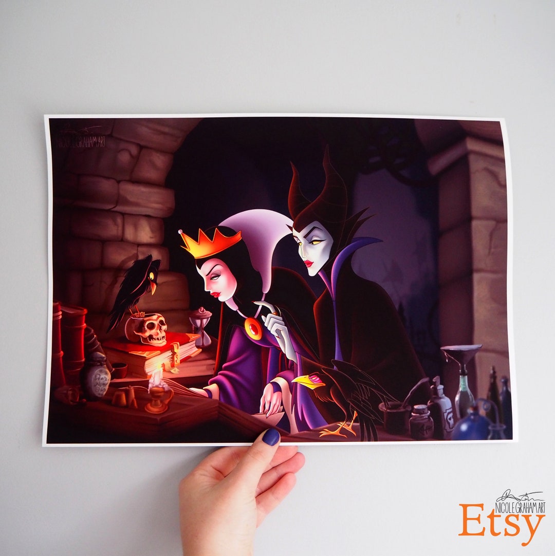 Disney Villain Crossover Prints - Etsy