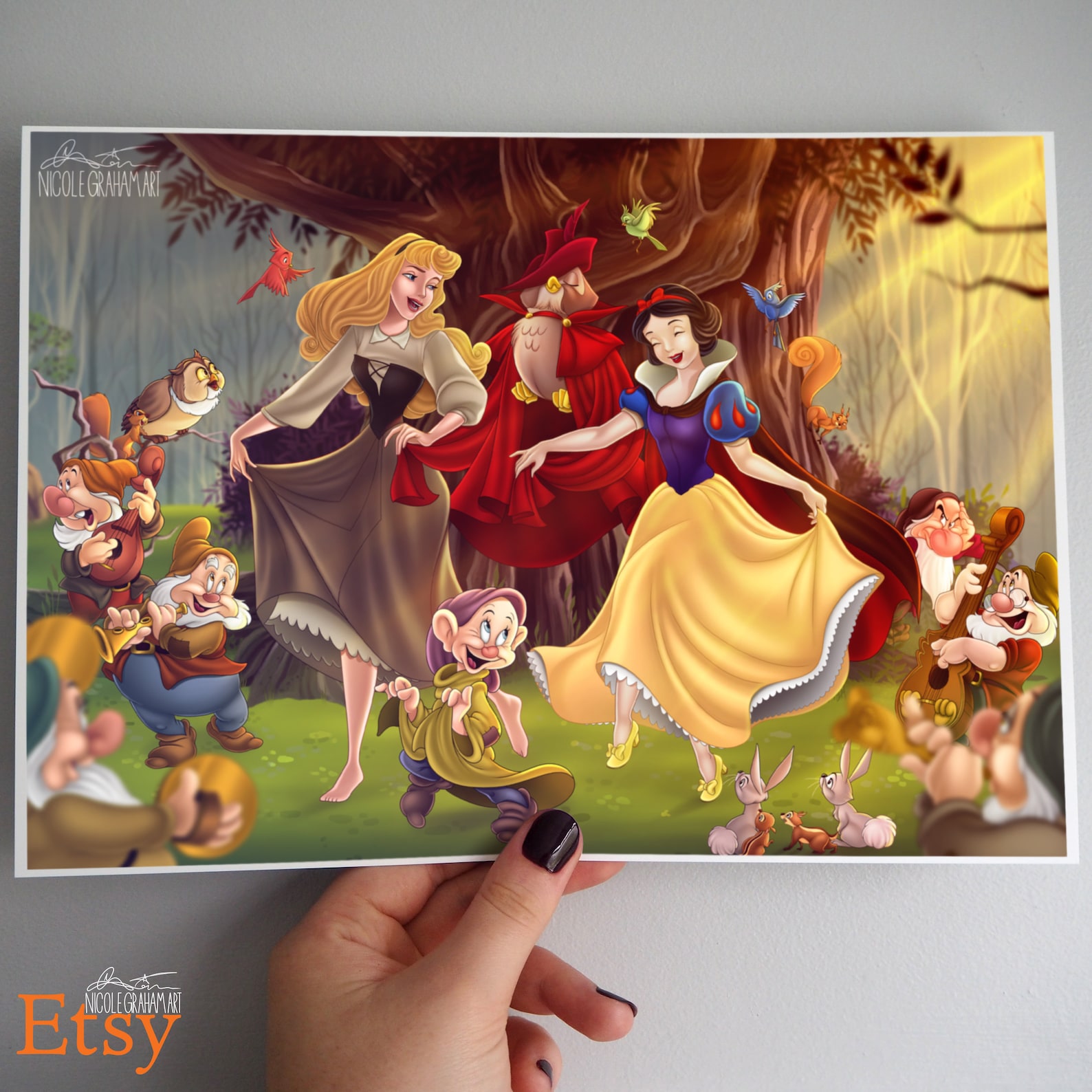 Disney Crossover Prints | Etsy