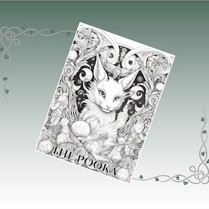 The Pooka Adult Coloring Page - Digital Download - Etsy