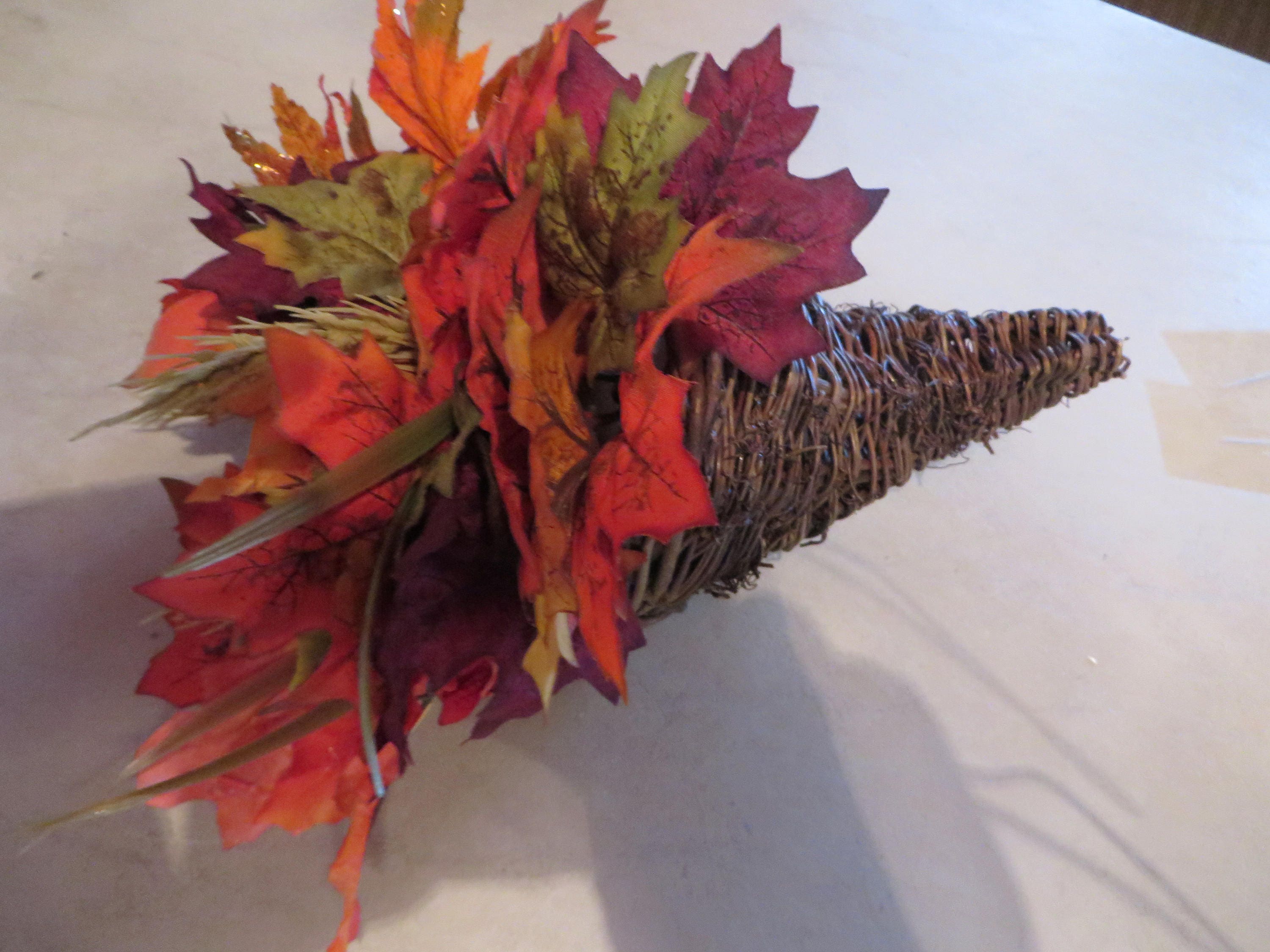 Small Fall Cornucopia - Etsy