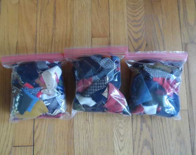 Wool Scrap Bags - Etsy
